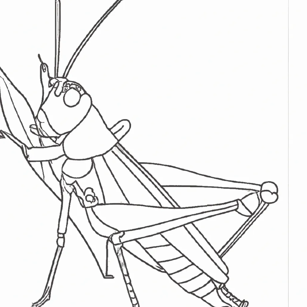 Colorindo O Grilo: Divertida Atividade Para Crianças!