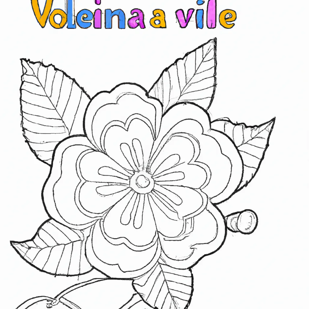 Violeta Para Colorir: Desenho Divertido E Grátis Para Crianças!