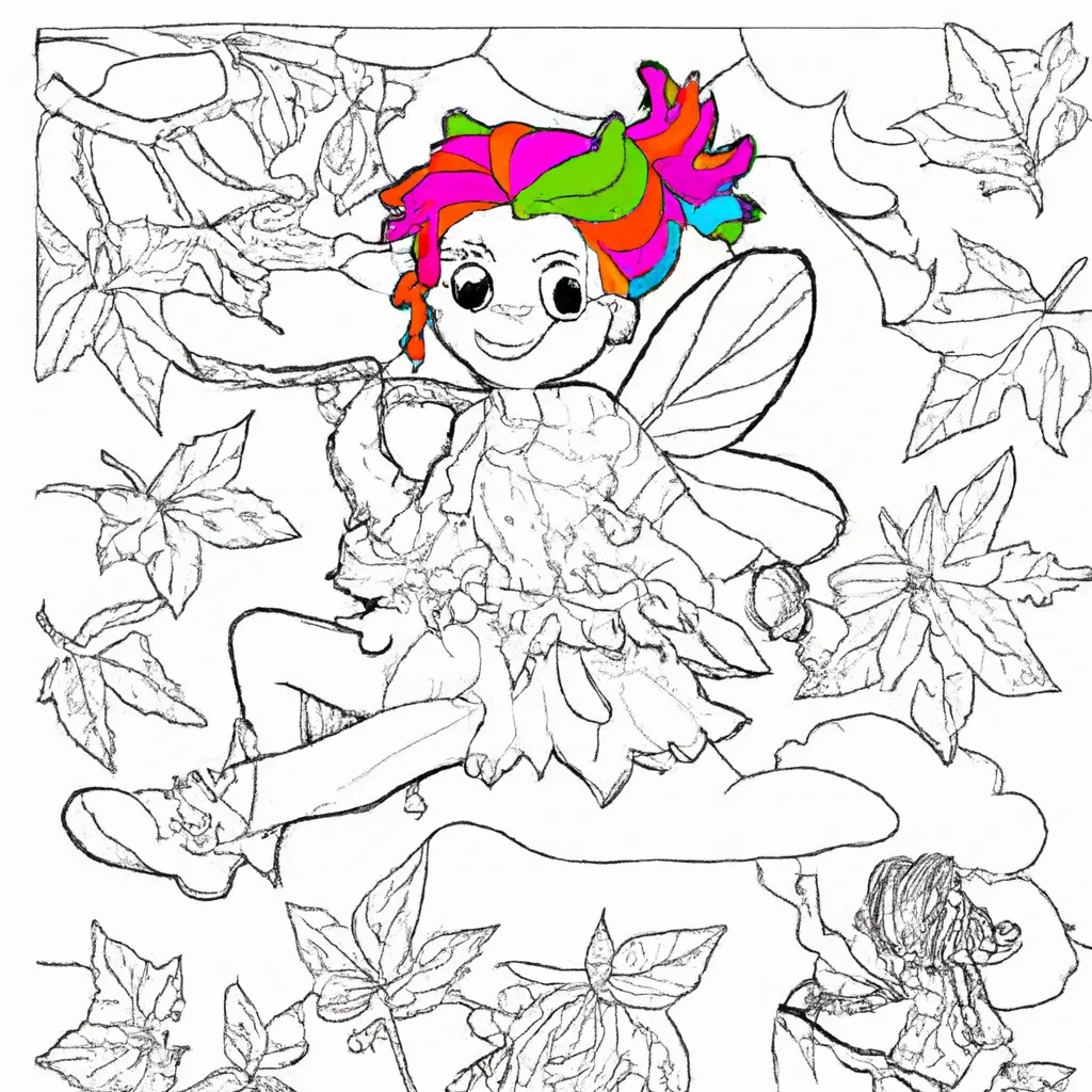 Voe Com A Imaginação: Desenho De Fada Para Colorir!