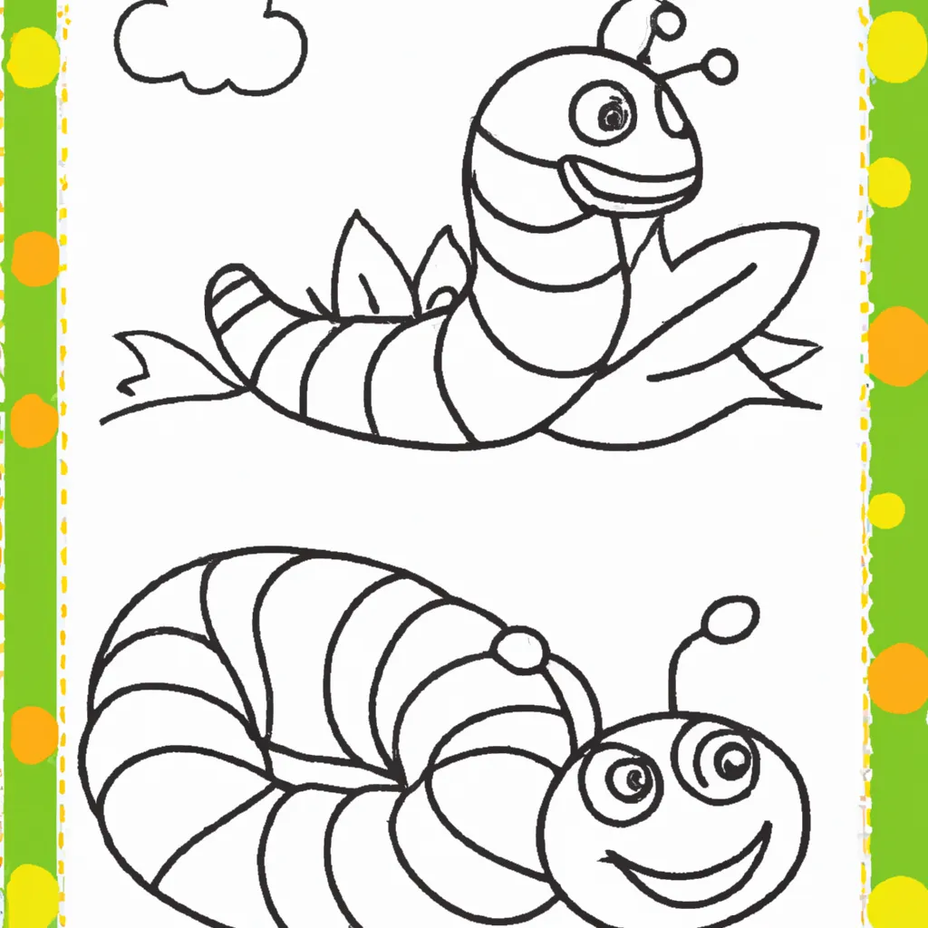 Desenhe A Minhoca Mais Divertida E Colora-a Como Quiser!