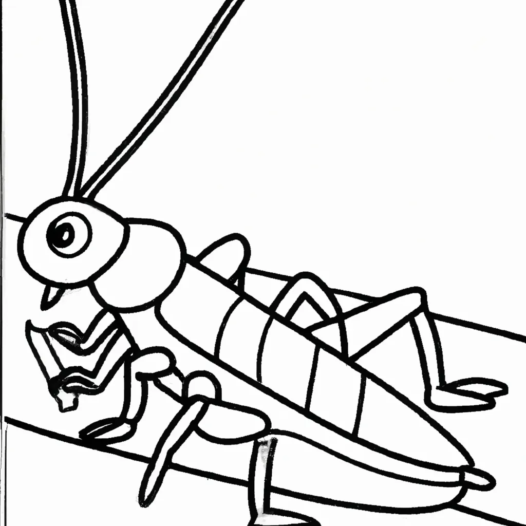 Colorindo O Grilo: Divertida Atividade Para Crianças!