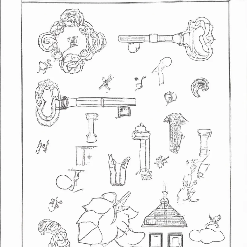 Desenho De Chave Para Colorir: Divertido, Criativo E Grátis!