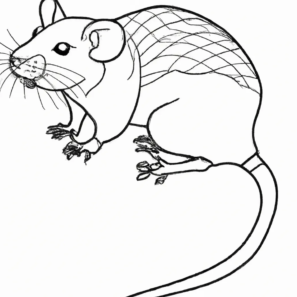 Diversão Infinita: Baixe Grátis Desenhos De Ratinhos Para Colorir!