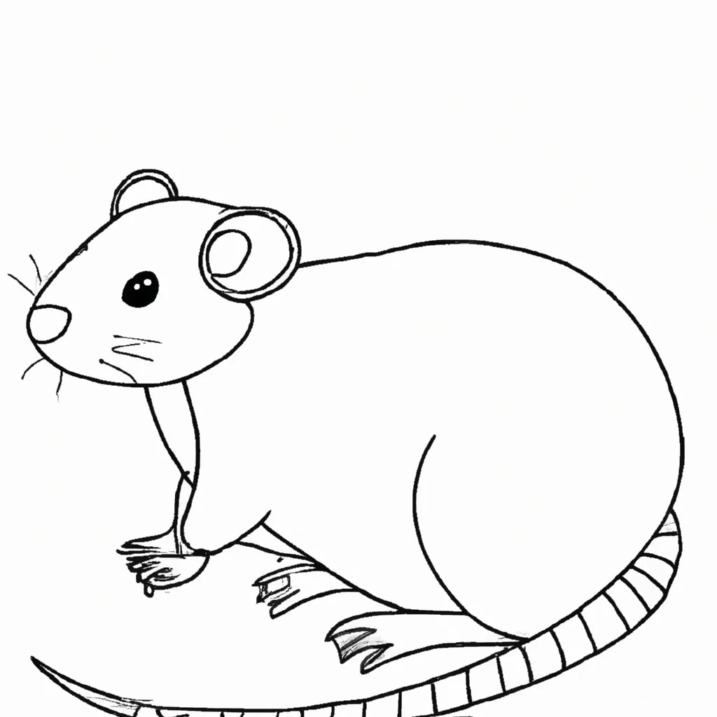 Colorindo Ratos: Uma Divertida Atividade Para Crianças!